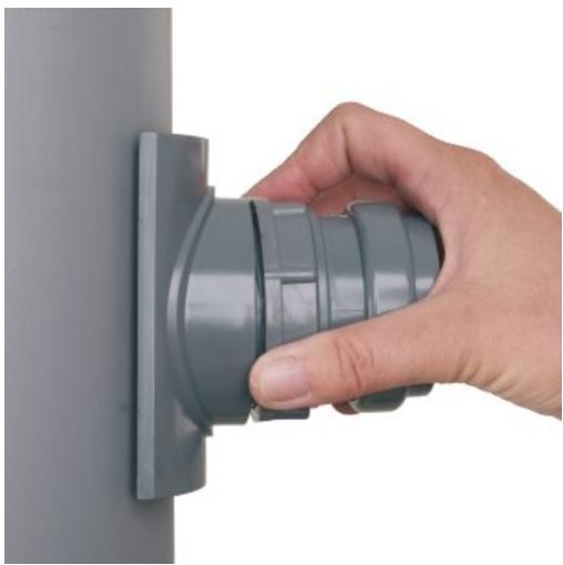 PP schroefaftakking - PVCbuis